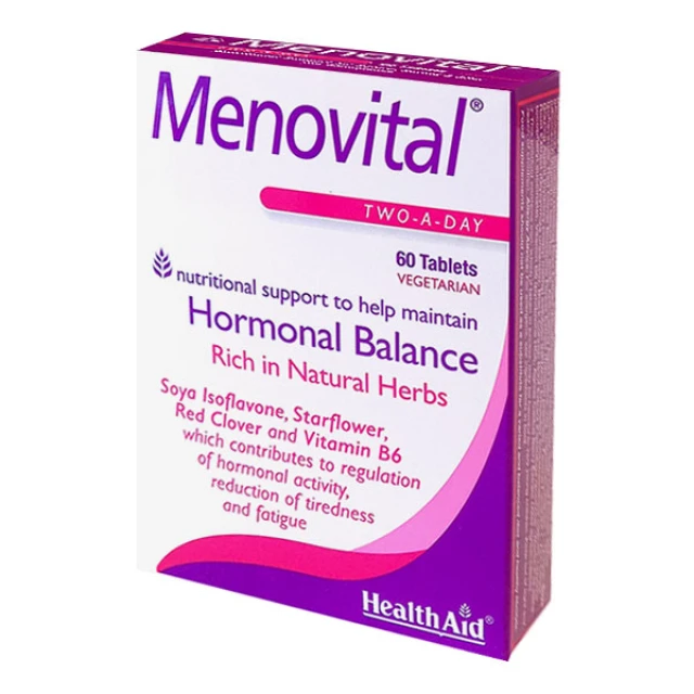 HEALTH AID Menovital Hormonal Balance, Συμπλήρωμα για την Εμμηνόπαυση ...