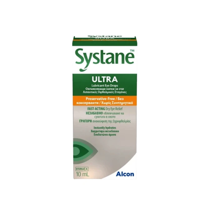 Systane Ultra Λιπαντικές Οφθαλμικές Σταγόνες Χωρίς Συντηρητικά 10ml ...