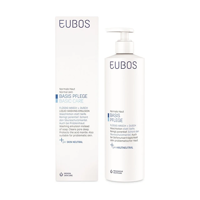 EUBOS Basic Care Liquid Washing Emulsion Blue 400ml | PharmacyPoint